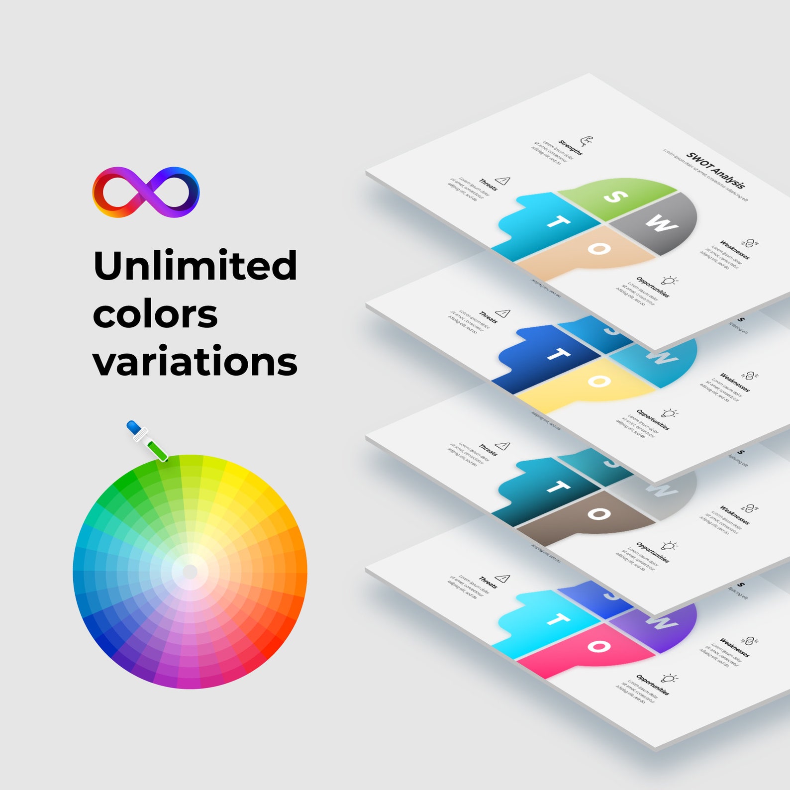 Canva SWOT Analysis. Powerpoint Templates for Business & Marketing ...