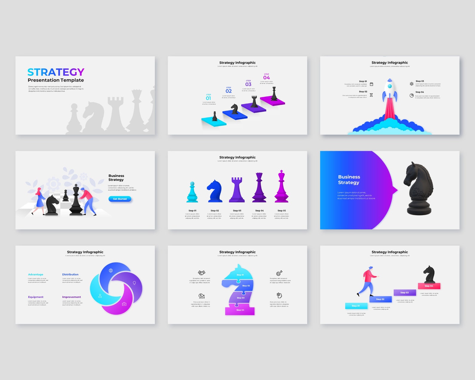 Business Strategy Powerpoint Templates, Animated Infographic ...
