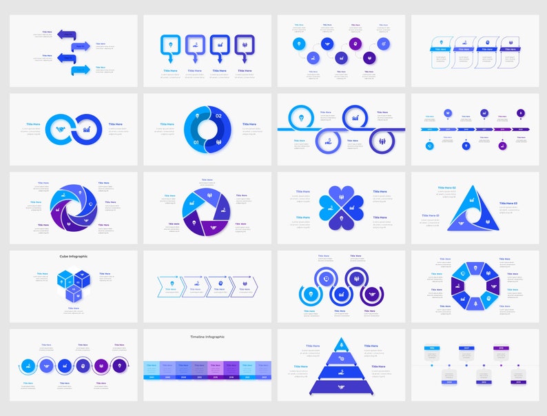 500 Powerpoint Templates Bundle | Animated Infographics and Excel Data ...