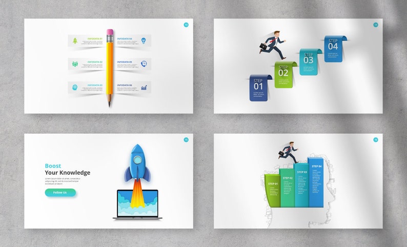Education Powerpoint Infographic Animated Templates | Editable ...