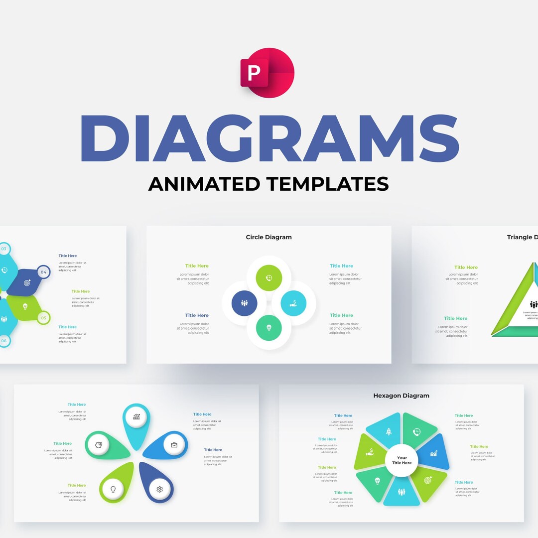 Diagrams Animated Powerpoint Template Infographic Template Powerpoint ...