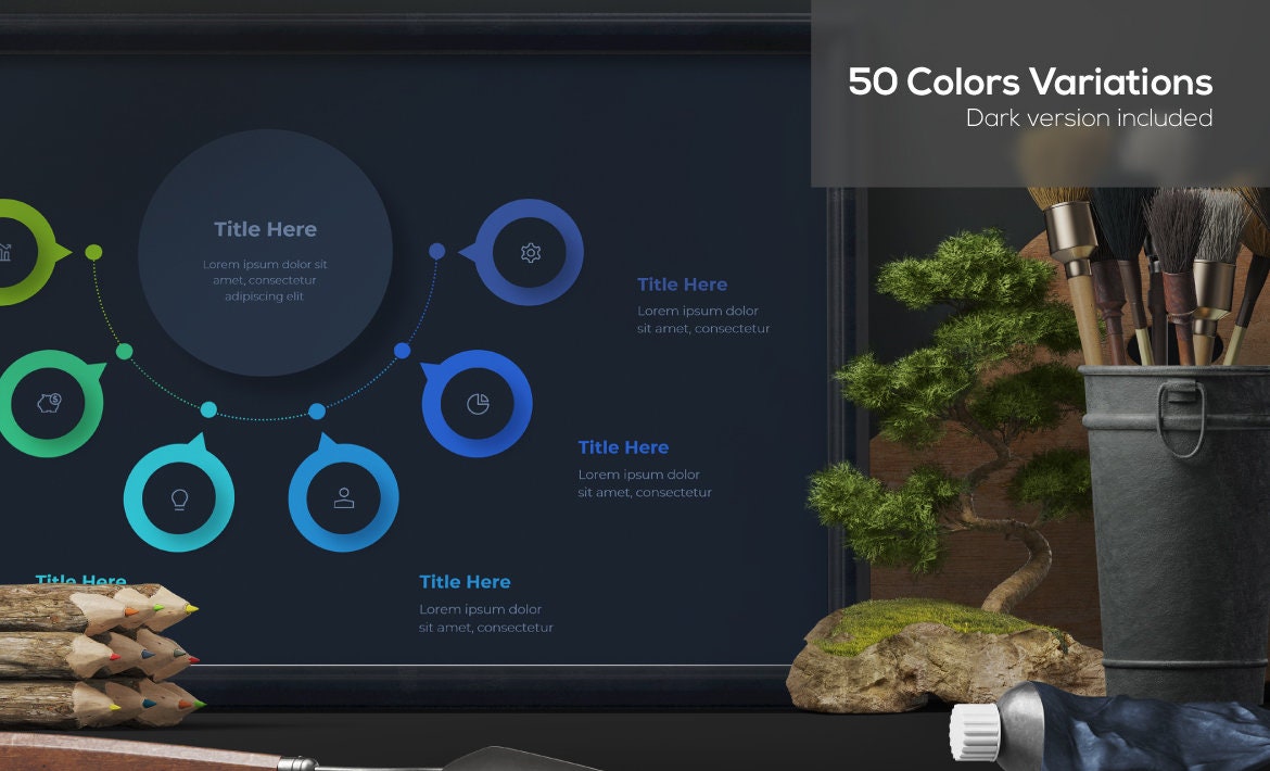 Flowchart Animated Powerpoint Template | Infographic Template ...