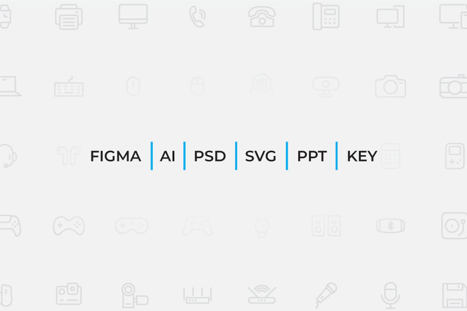 50 Outline Office Devices and Gadgets Icons Pack Figma, SVG, Vector ...