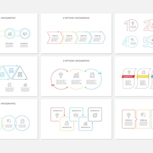 Animated Powerpoint Template | Outline Infographics Powerpoint ...
