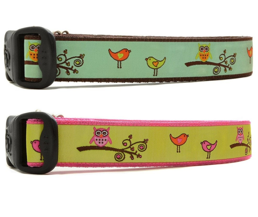 Nature Owls & Bird Themed Dog Collars - Etsy