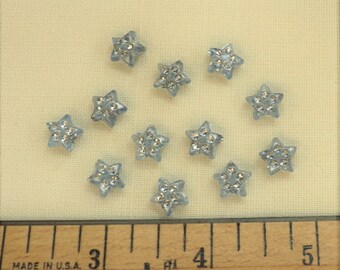 Blue Star Button - Etsy