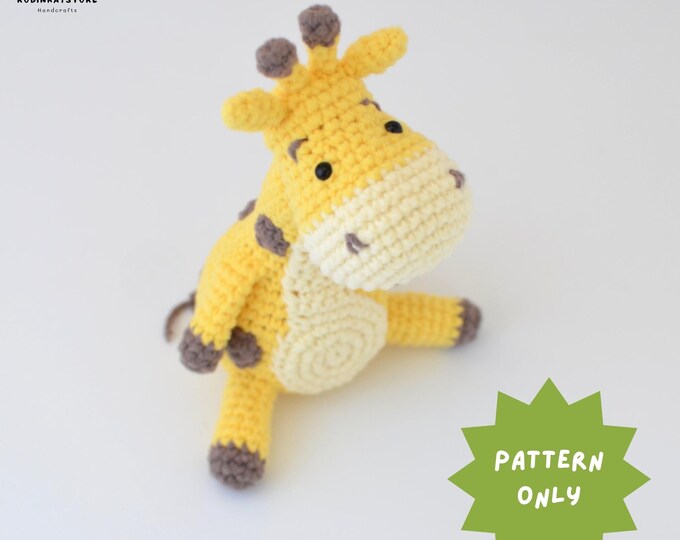Crochet Giraffe Pattern, Crochet Animals Pattern Giraffe, Crochet ...