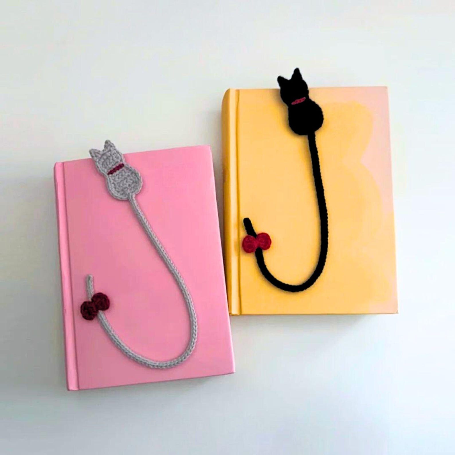 Crochet Cat Bookmark Pattern PDF - Easy Crochet Cat Bookmark Crochet ...