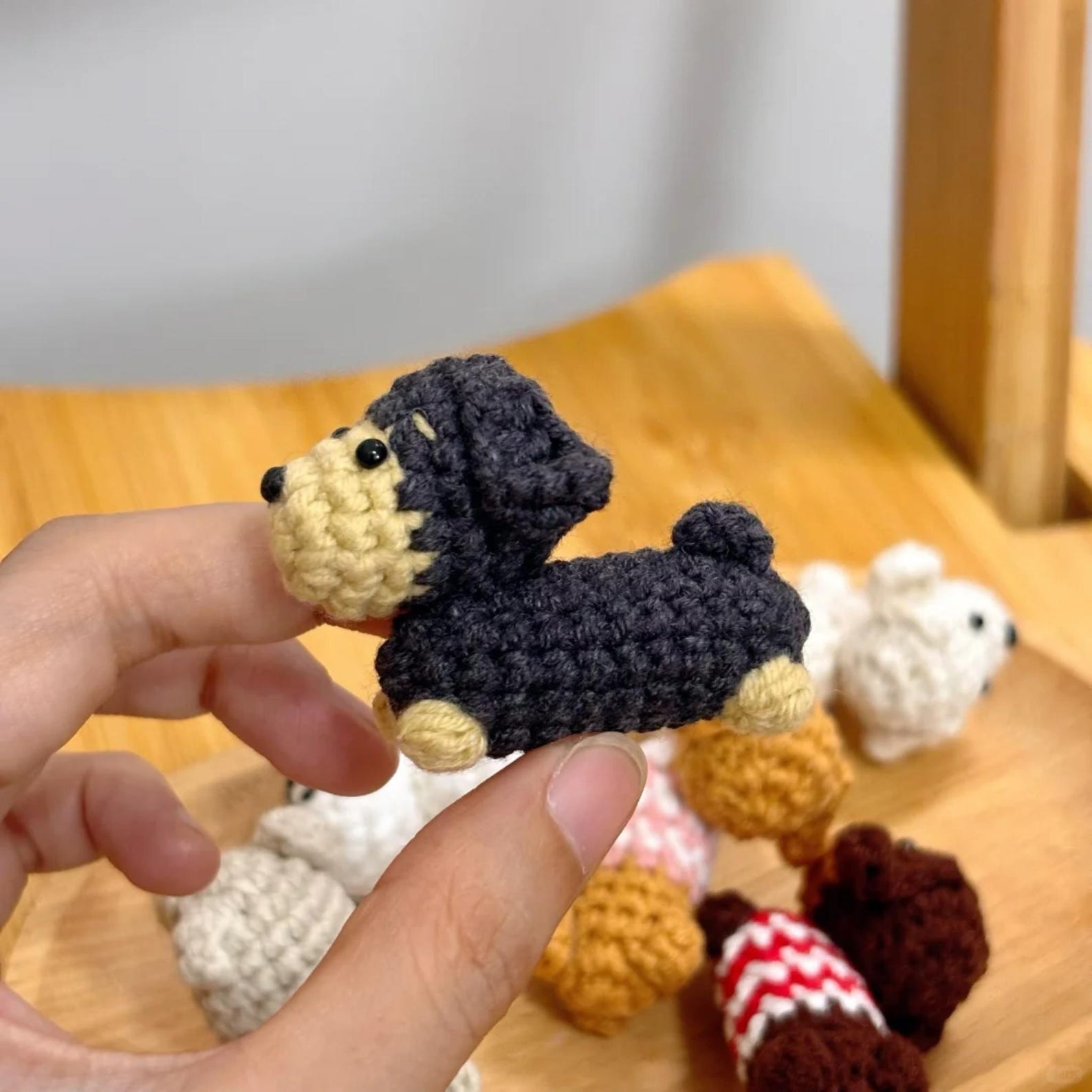 Crochet Mini Dog PDF Pattern, Cute Dog Amigurmi Pattern, Crochet Fall ...