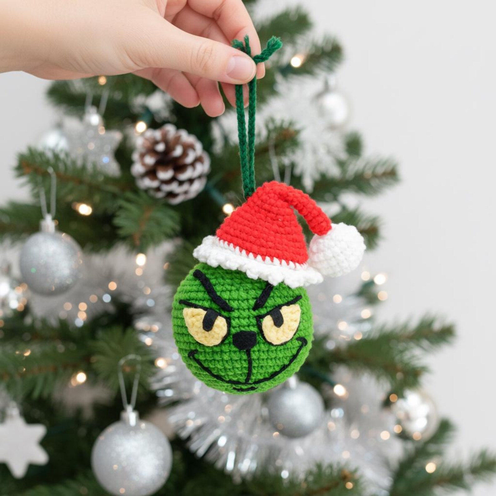 Christmas Ball Crochet PDF Pattern - the Thief Ornament Xmas Tree Decor ...