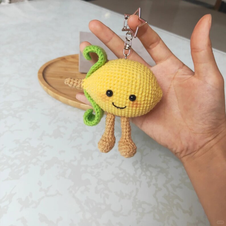 Crochet Lemon PDF Pattern, Lemon Amigurumi Crochet Pattern, Crochet ...