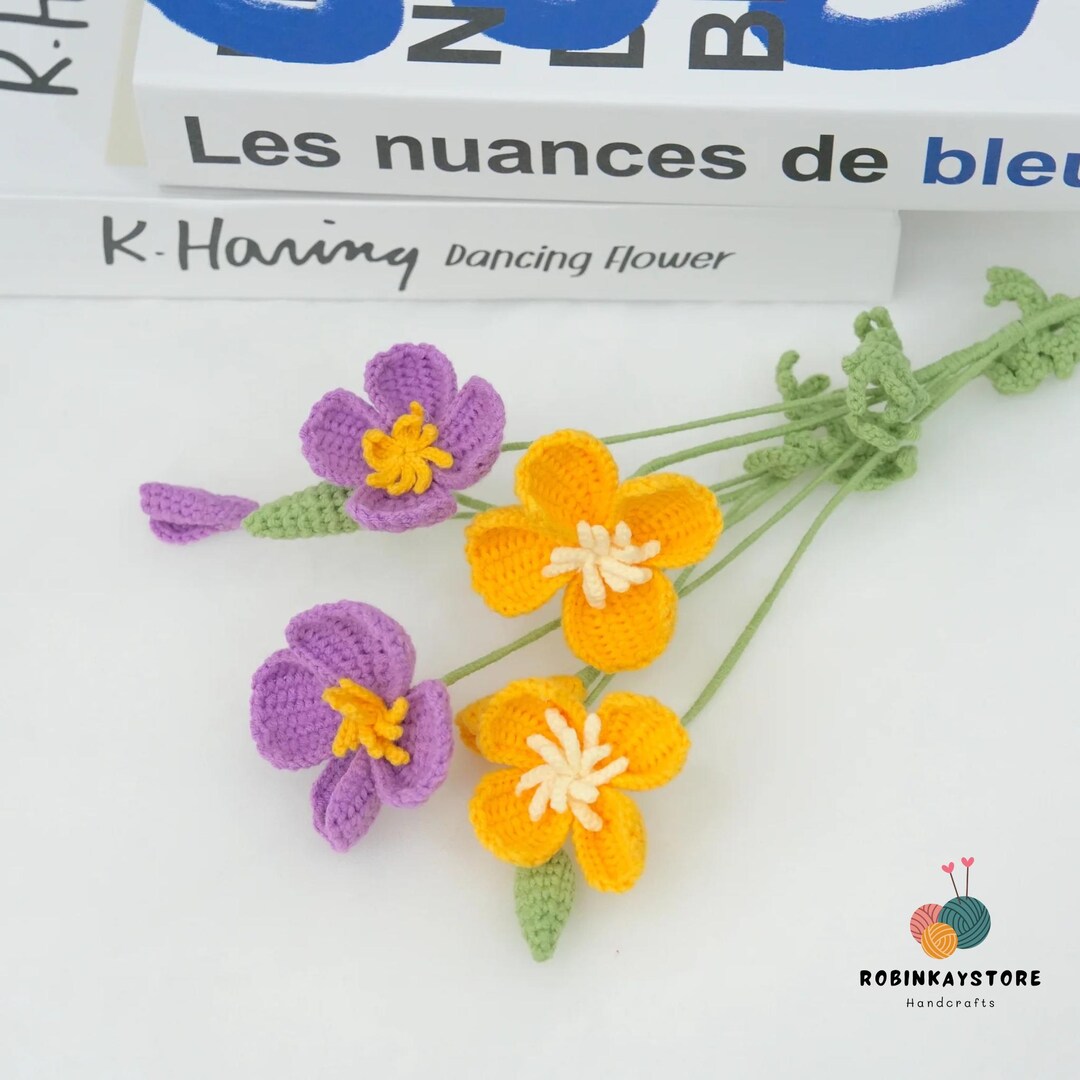 Crochet California Poppy Pattern - How to Crochet, Crochet PDF Pattern ...