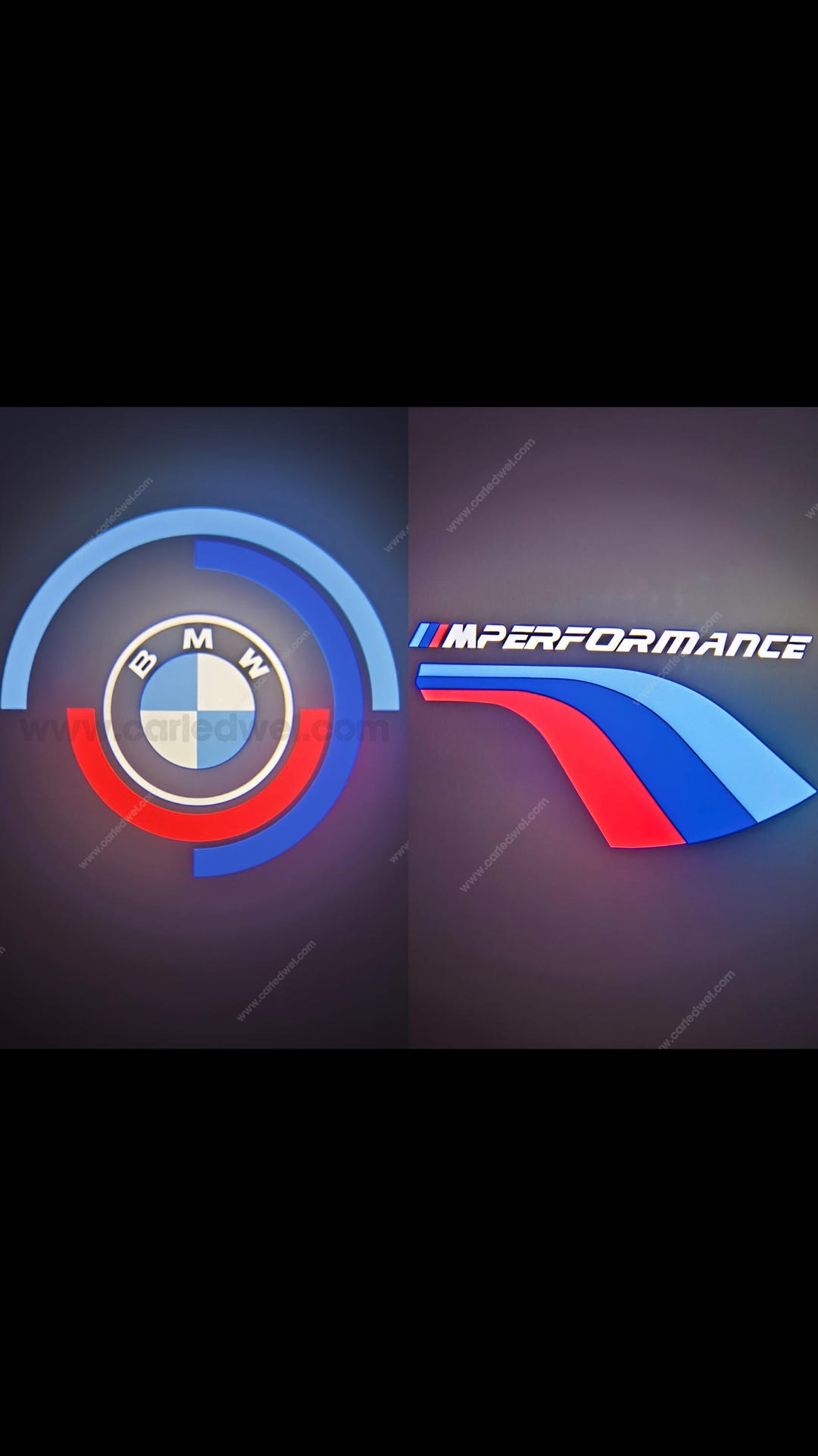 BMW M Performance Animated LED Door Projector Lights | Dual Logo ...