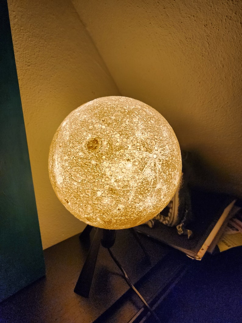 Moon Desk Lamp - Etsy