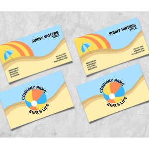2 Sided Business Card Template - Editable Canva Business Card Design ...