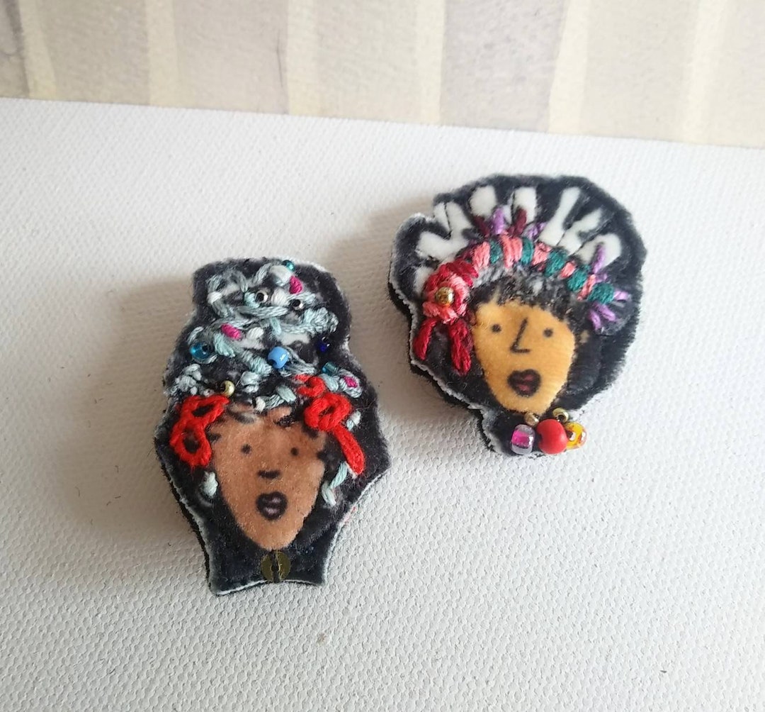 Brooches, Bouche Cousue, Characters, Girls, Jewel for Woman ...