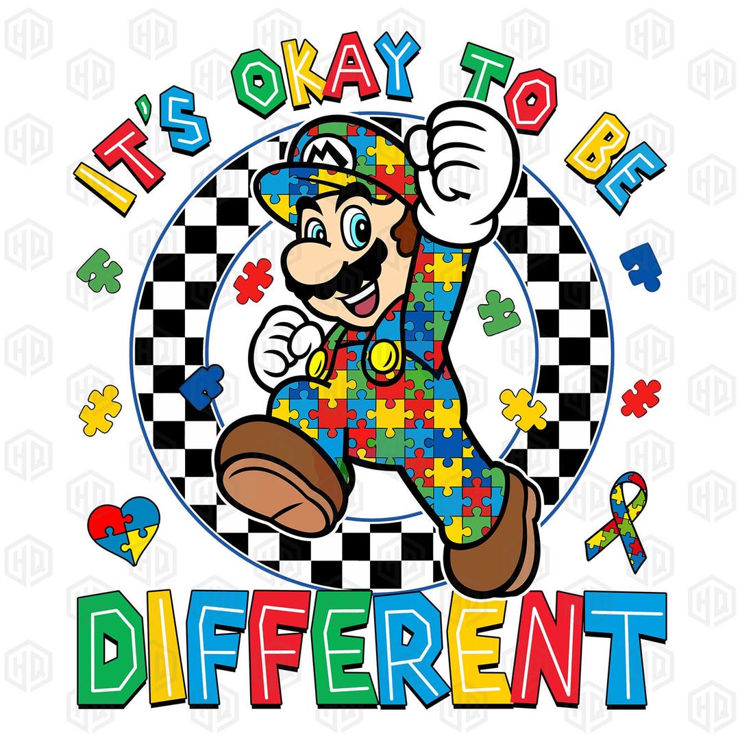 Autism Cartoon Character Png, It’s Okay to Be Different Png, Autism ...