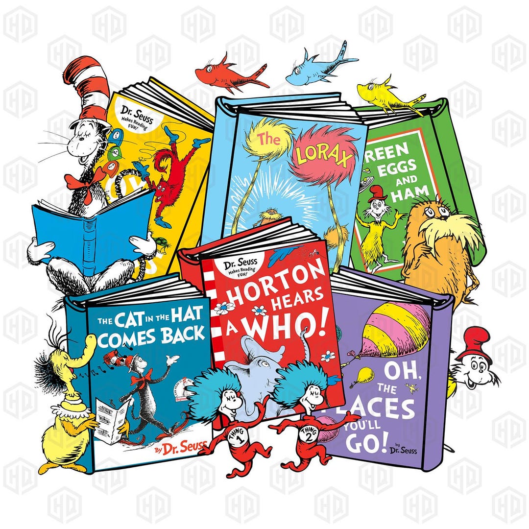 Retro Read Across America Books Png, Read Across America Png, Here ...