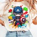 Superhero Autism Cartoon Png, It’s Okay to Be Different Png, Autism ...