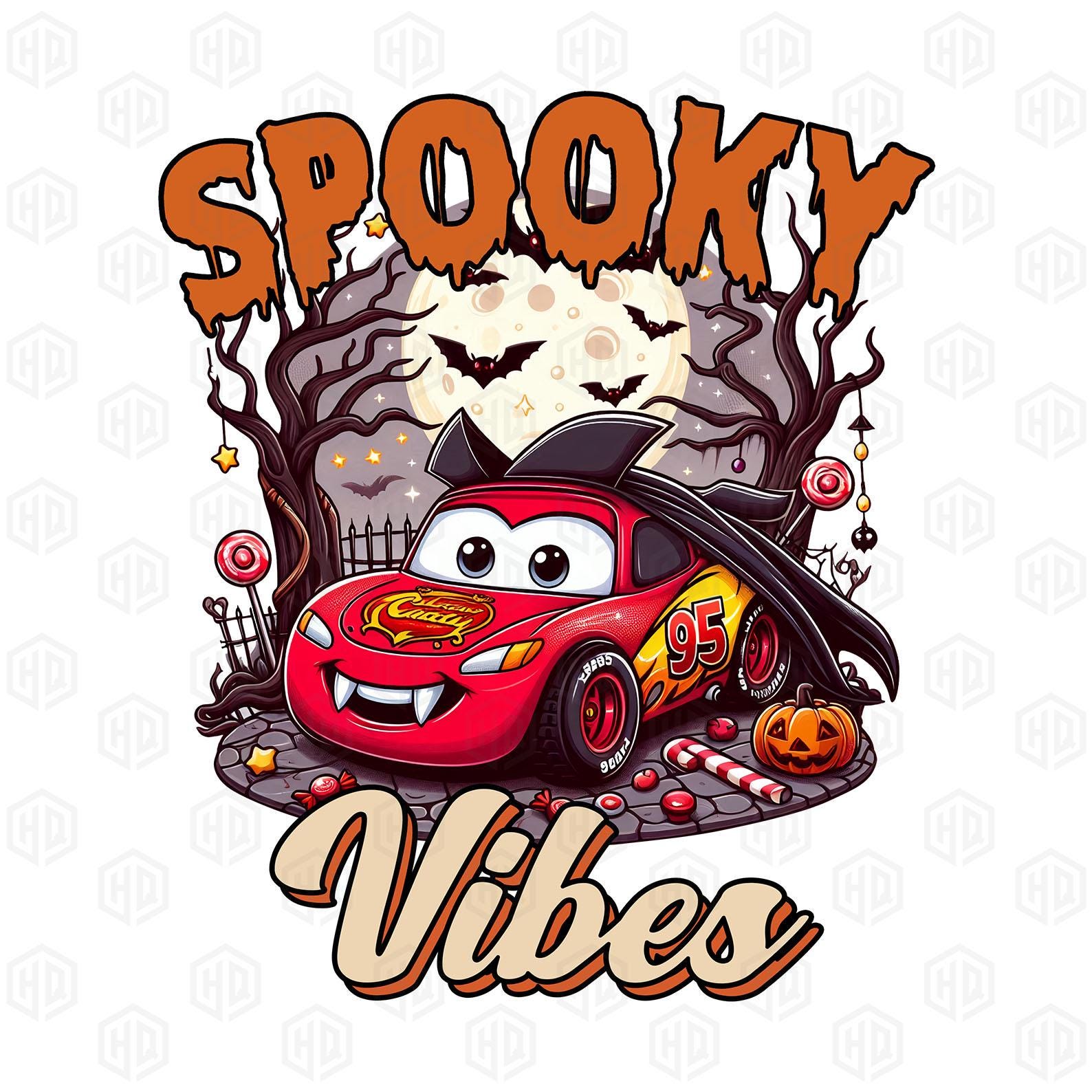 Halloween Cars Png, Halloween Spooky Vibes Png, Halloween Cartoon Png ...