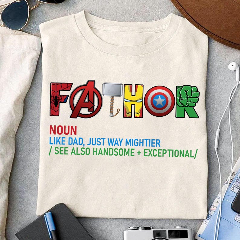 Fathor Png, Retro Fathor Definition Png, Like A Dad Just Way Mightier ...