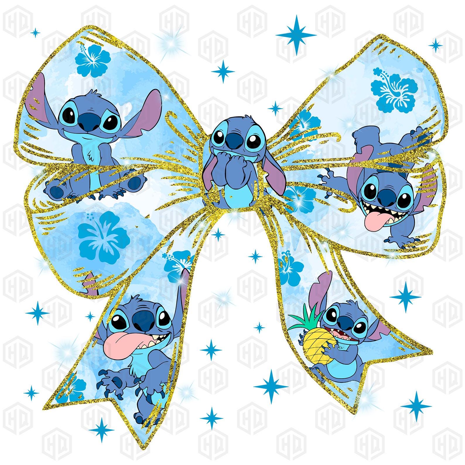 Cartoon Coquette Bow Png, Blue Monster Coquette Bow Png, Family ...