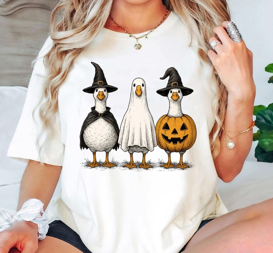 Boo Ghost Goose Png, Halloween Silly Goose Png, Halloween Goose Png ...
