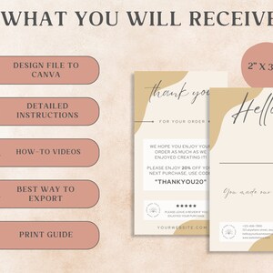 Printable Thank You for Your Purchase Card for Small Business Solution ...