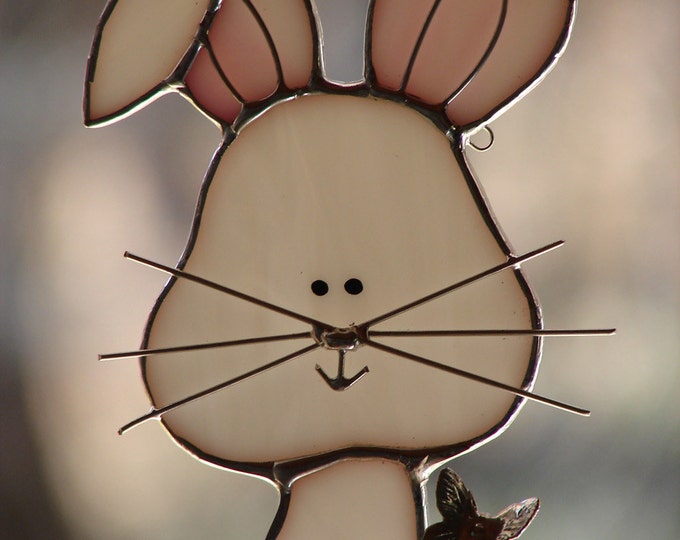 Stained Glass Rabbit | Etsy
