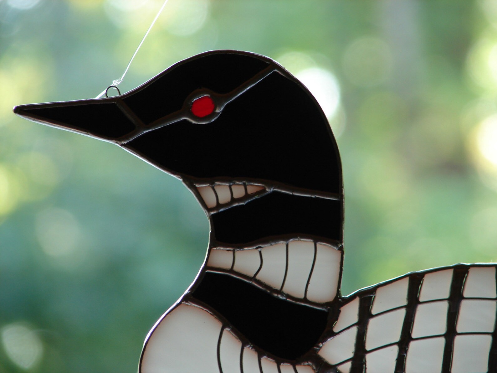 Stained Glass Adirondack Loon Sun Catcher | Etsy
