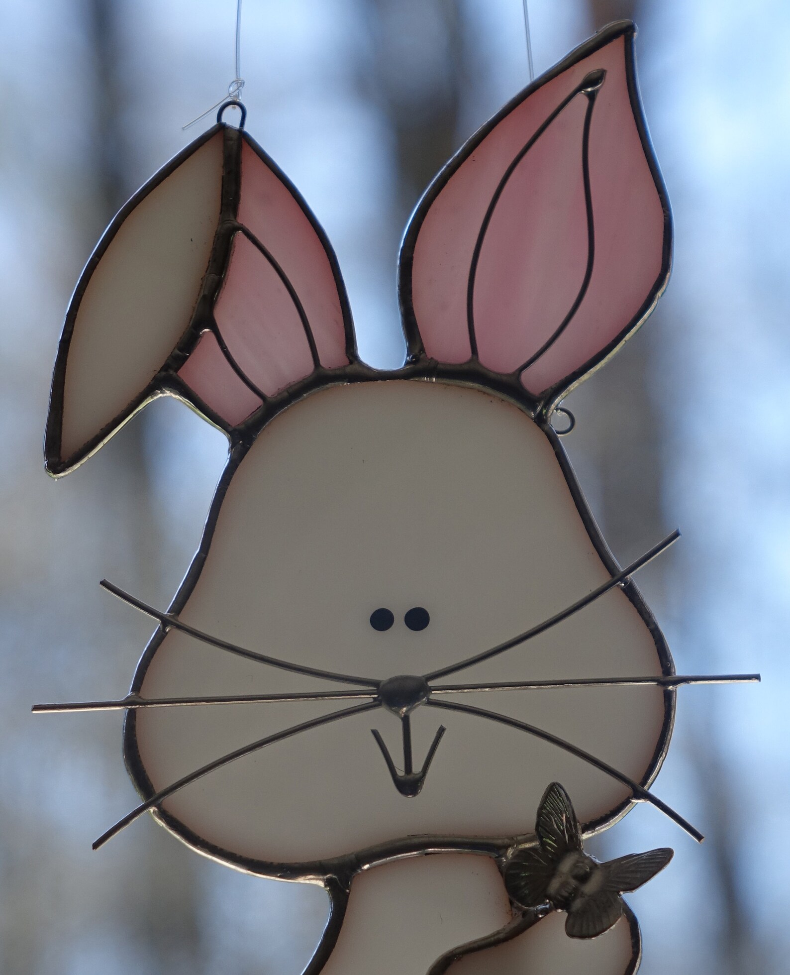 Stained Glass Rabbit - Etsy