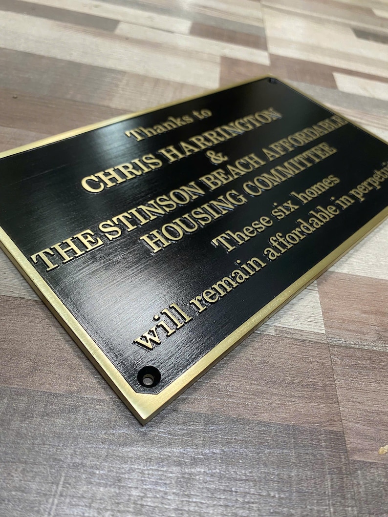 Custom Brass Plates - Personalized Plaques - Custom Designs - Custom ...