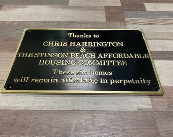 Custom Brass Plates - Personalized Plaques - Custom Designs - Custom ...