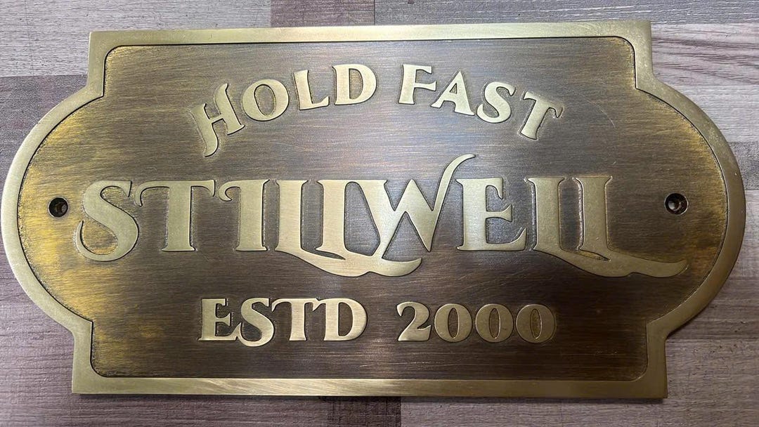 Custom Brass Plates - Personalized Plaques - Timeless Commemorative ...