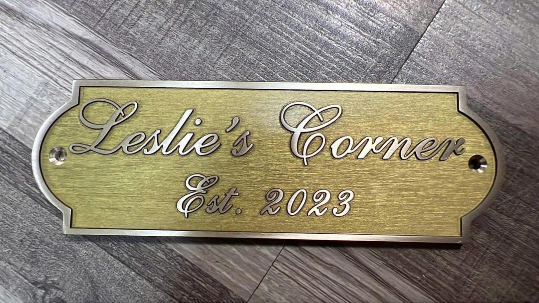 Custom Brass Plates & Signs - Any Language Plates - Custom Size Plates ...
