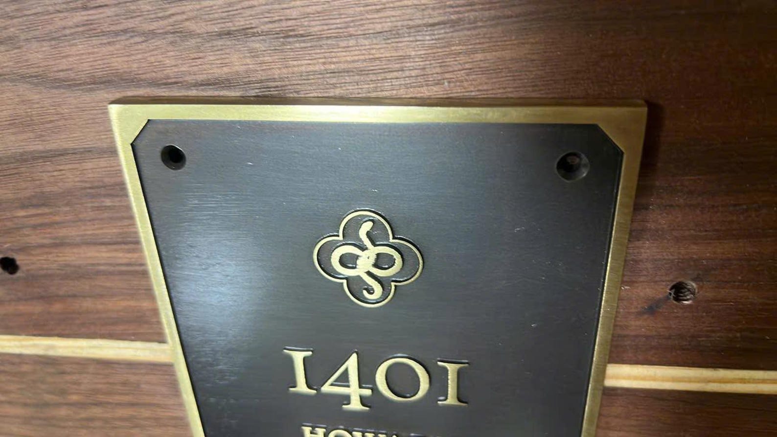 Custom Bronze House Numbers Plate, Traditional Address Sign, Vintage ...