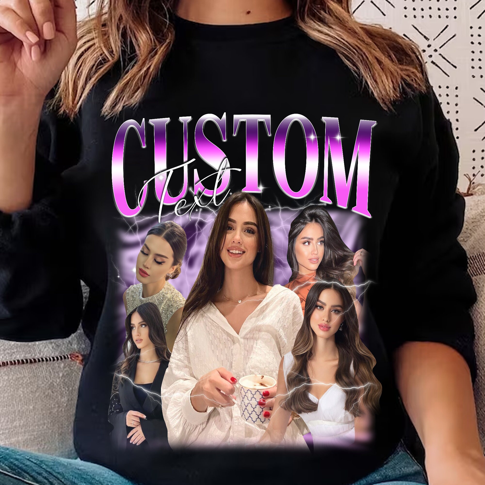 90s Vintage Graphic Bootleg Shirt, Custom Bootleg Rap Tee, Custom ...