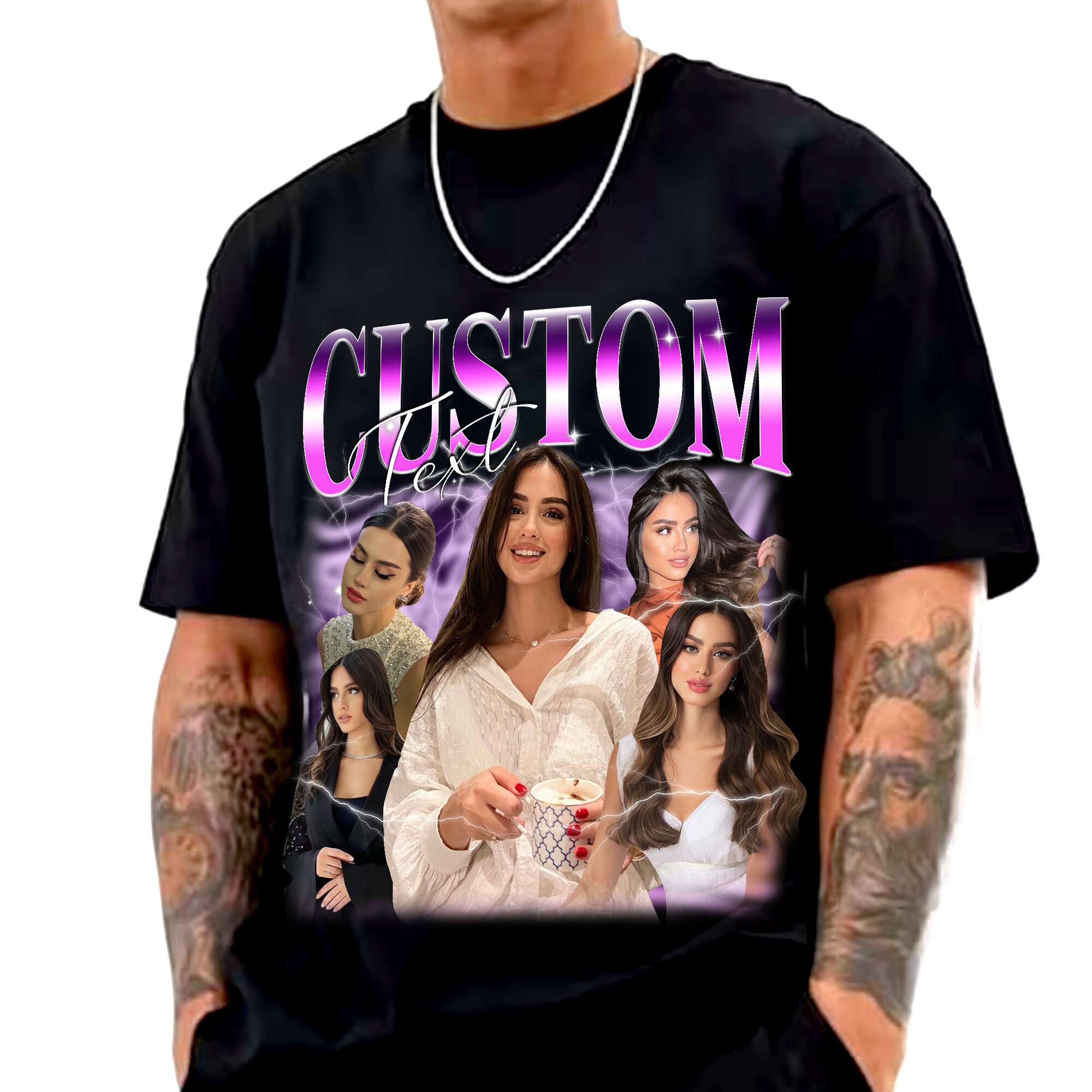 90s Vintage Graphic Bootleg Shirt, Custom Bootleg Rap Tee, Custom ...