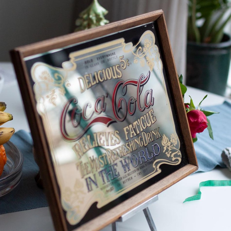 Coca Cola Mirror Vintage - Etsy