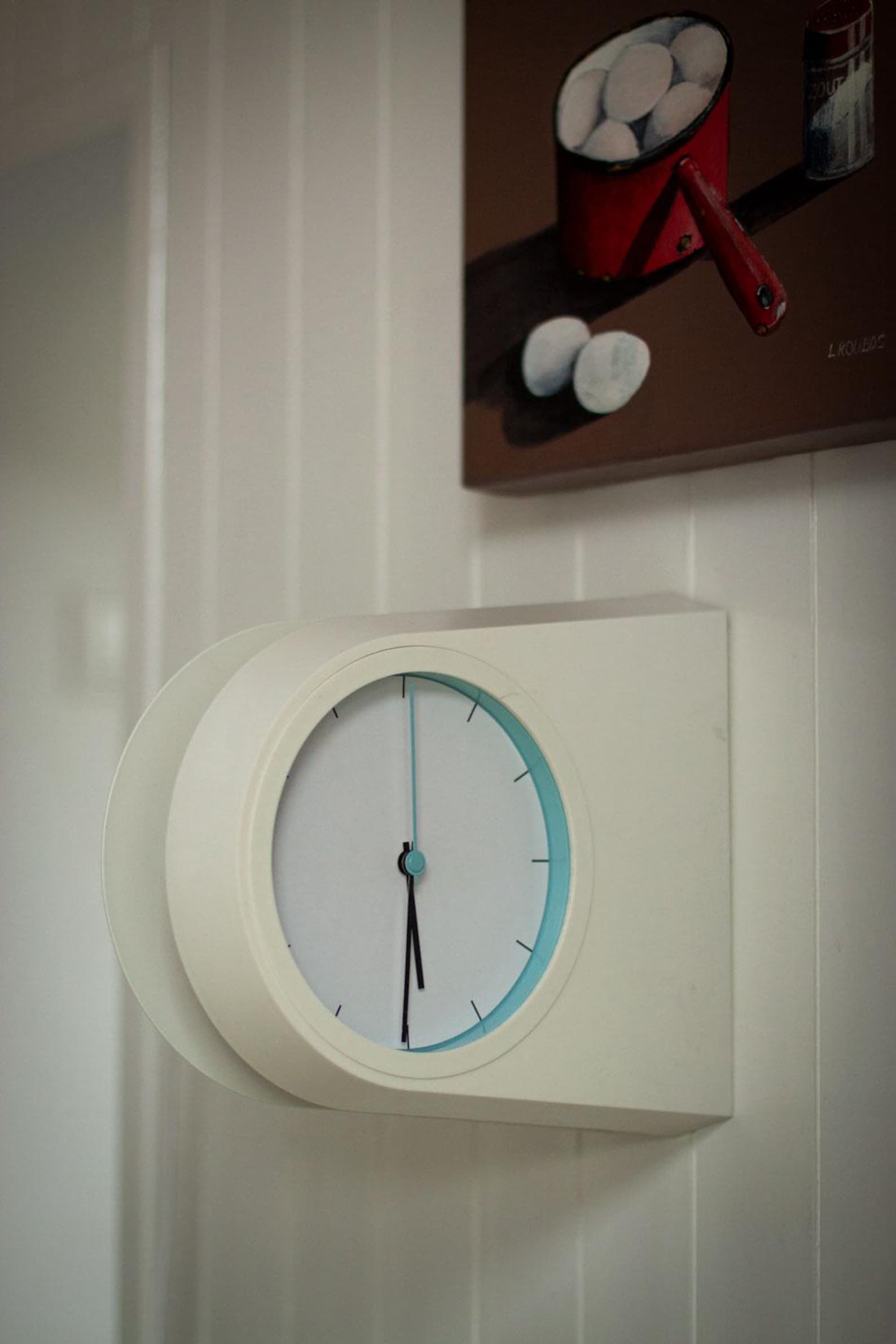 Rare Vintage Ikea Poffare Unique Art Wall Clock, Use on Wall, Desk ...