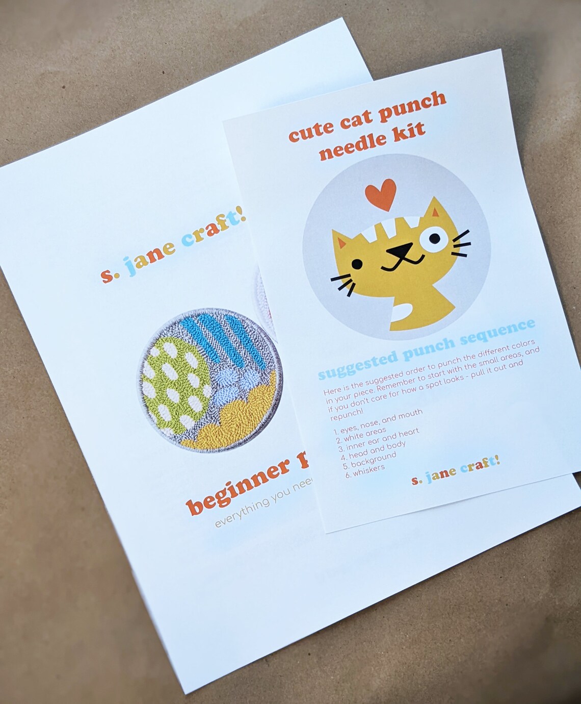 Mod Drop Punch Needle Kit Beginner Punch Needle Kit - Etsy