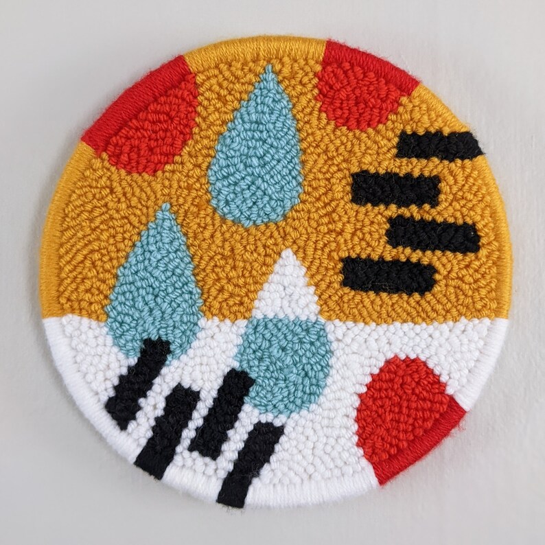 Mod Drop Punch Needle Kit Beginner Punch Needle Kit - Etsy