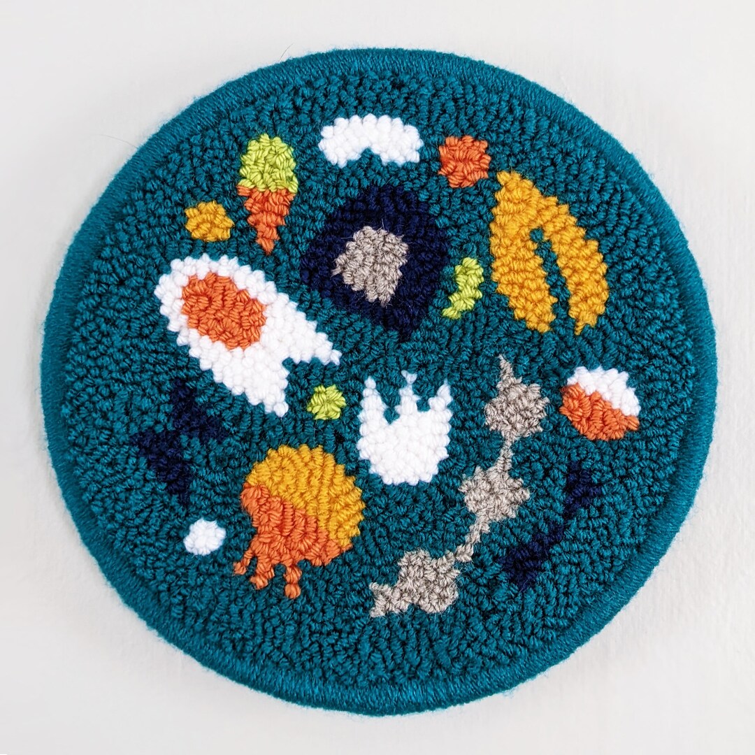 Midmod Abstract Punch Needle Kit - Beginner Punch Needle Kit - Choose ...