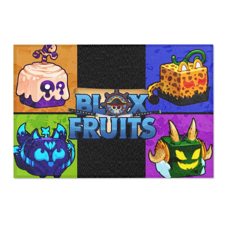 Roblox Blox Fruit Video Games Area Rugs - Etsy