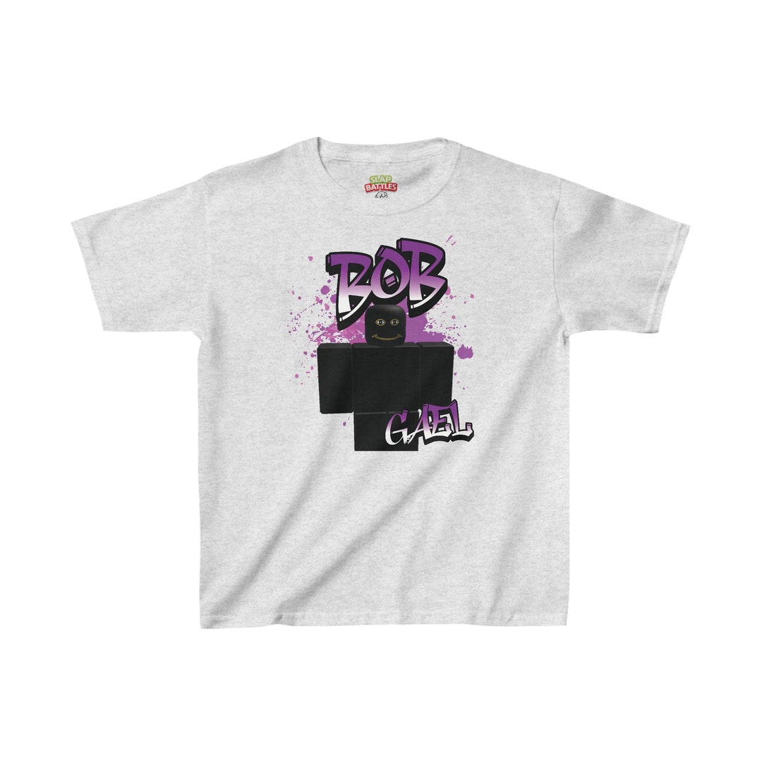 Custome Slap Battles Kids T-shirt: Roblox-inspired Design for Boys and ...