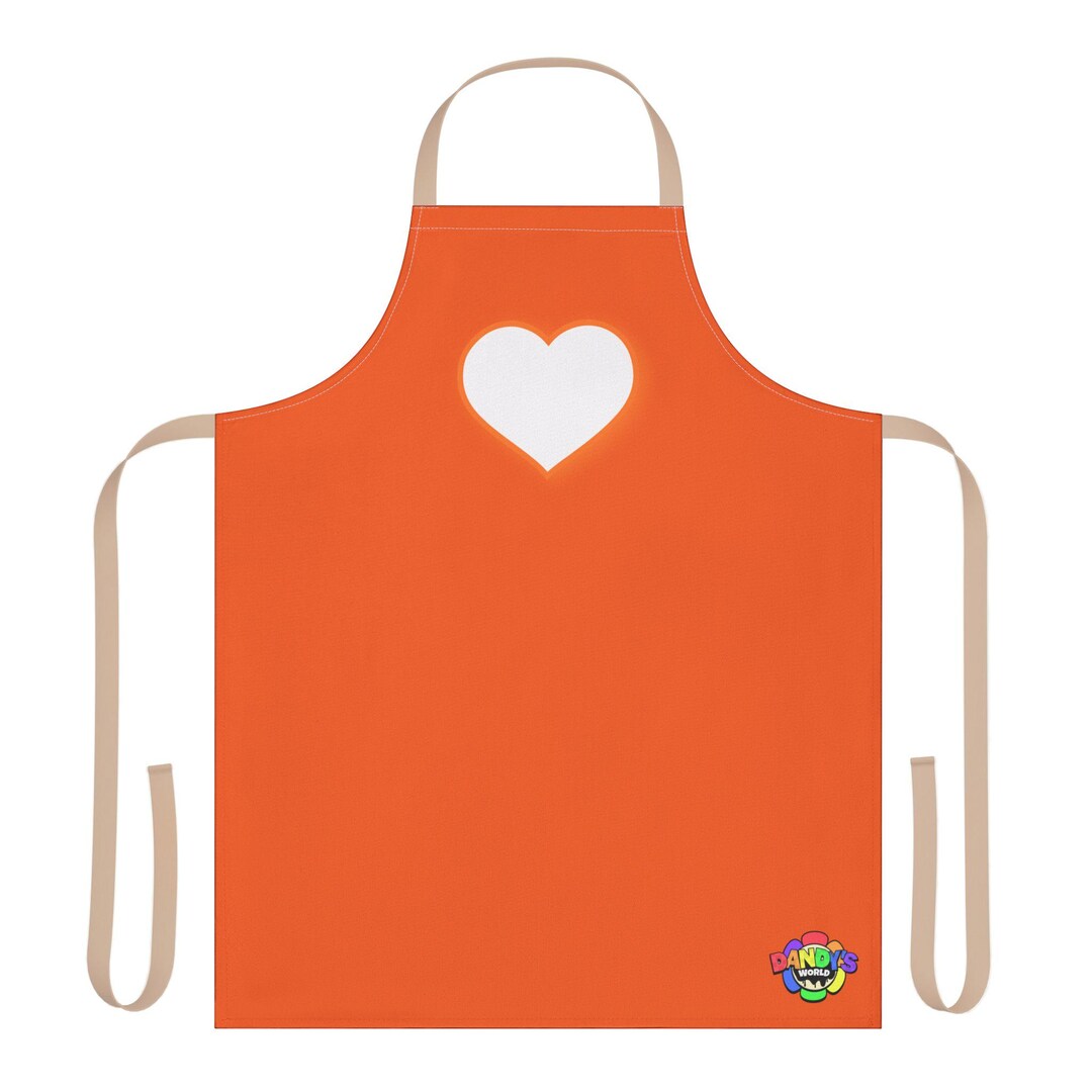 Dandy World Inspired Caramel Ginger Skin, Heart Apron, Roblox Game ...