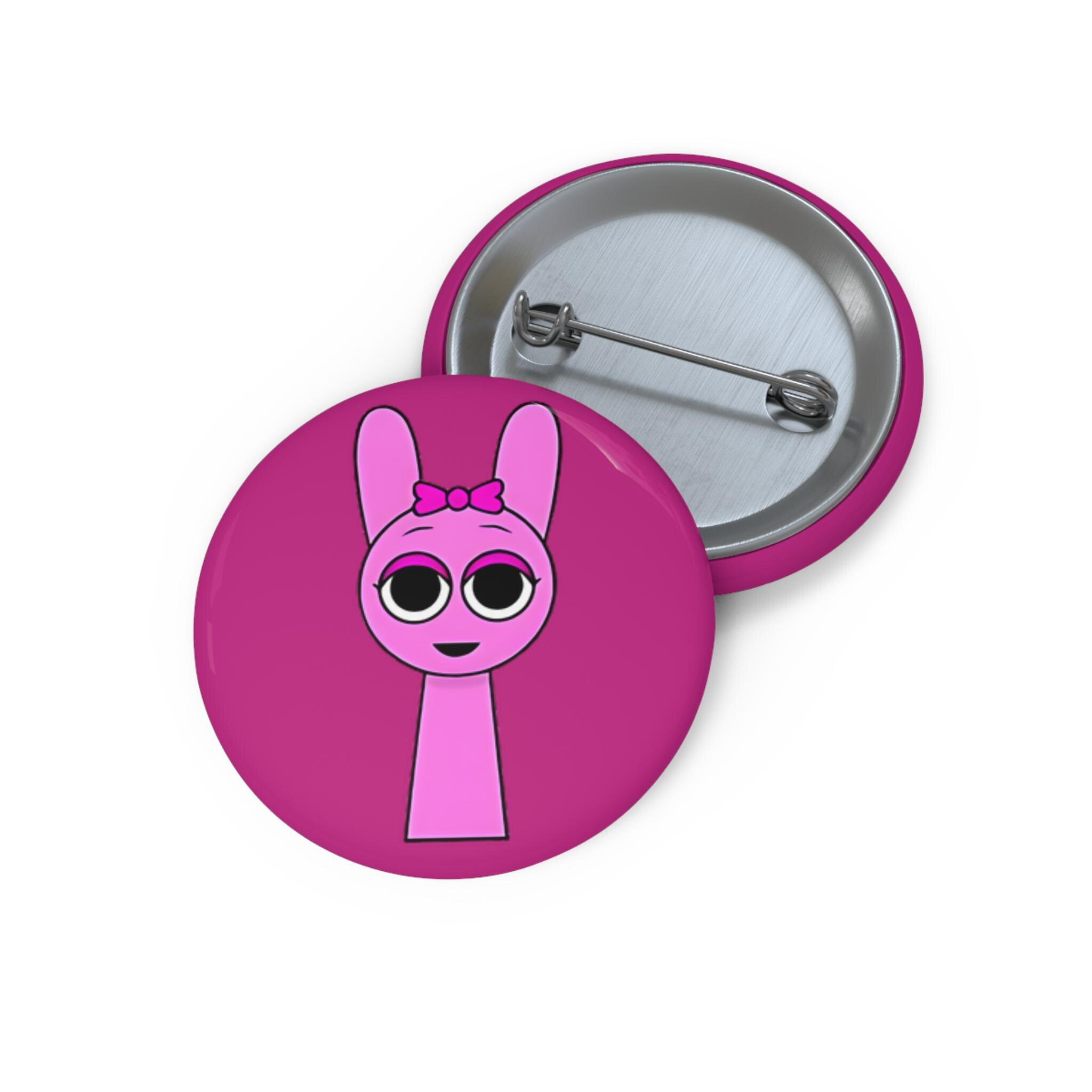 Sprunki Pinki Game Lovers Custom Pin Buttons - Etsy