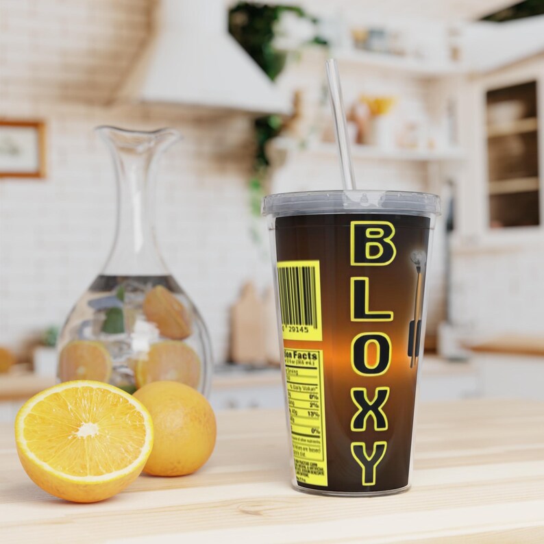 Bloxycola Inspired Drink of Roblox Plastic Tumbler With Straw | Stylish ...