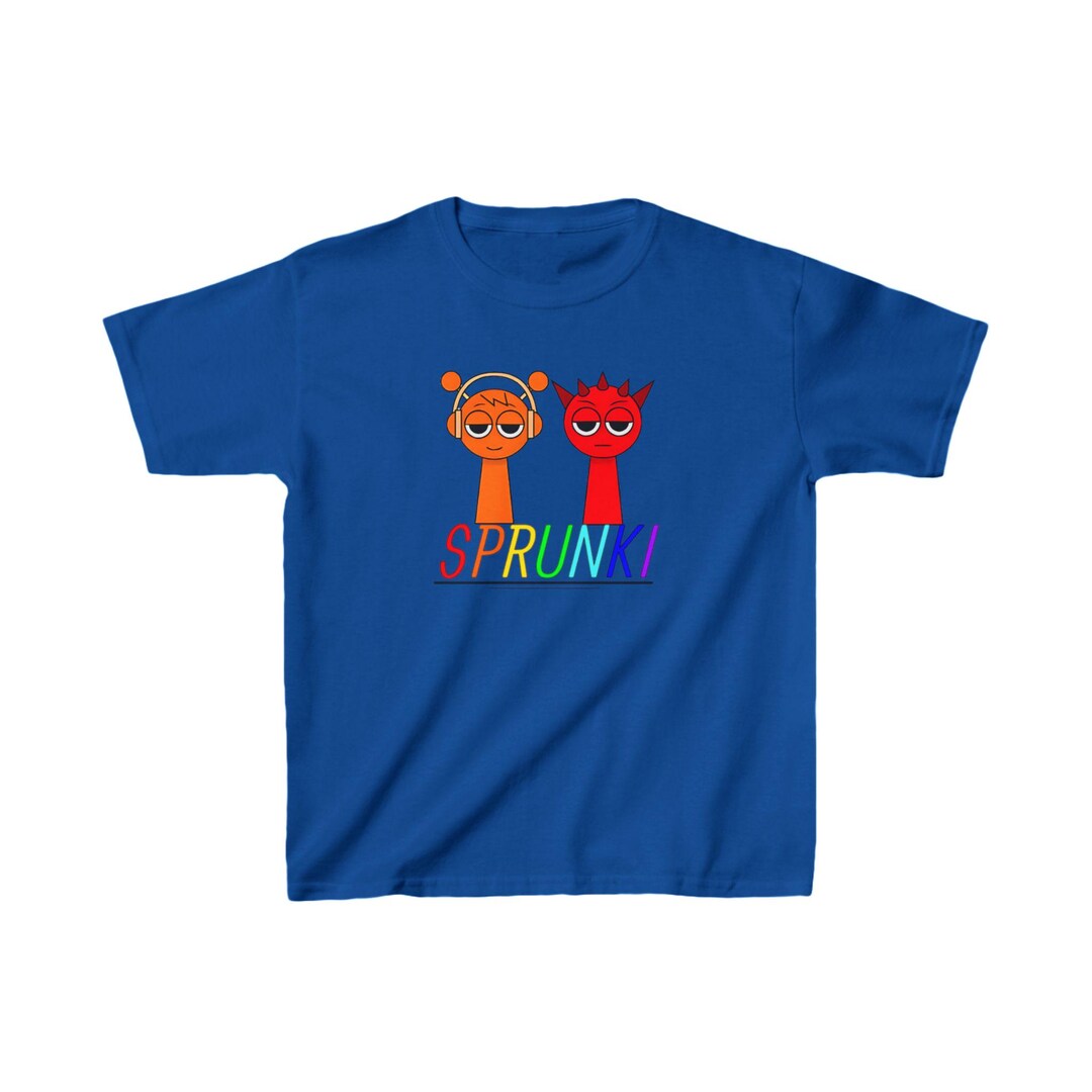 Sprunki Drum Orange and Red Characters Kids Heavy Cotton™ Tee - Etsy UK
