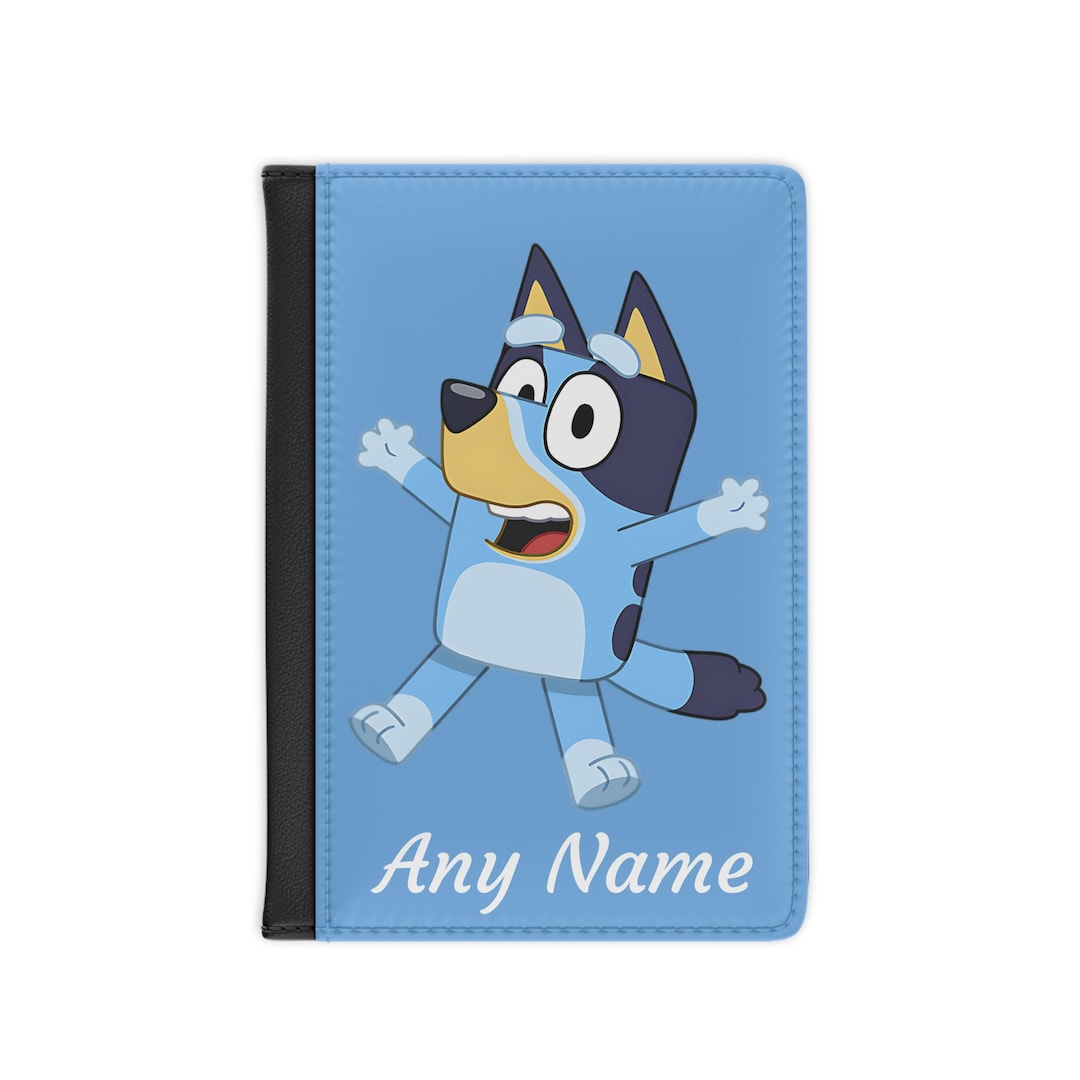 Bandit of Bluey Family Trips, Personalized Passport Cover - Etsy